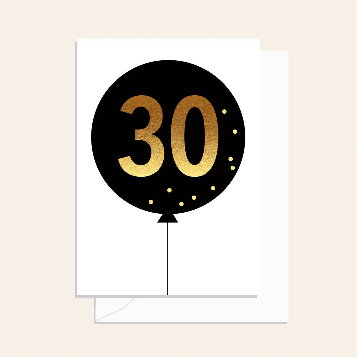 Greeting Card / 30th Balloon / $3.15 unit / MOQ 1 pack of 6 – Ethos Brands
